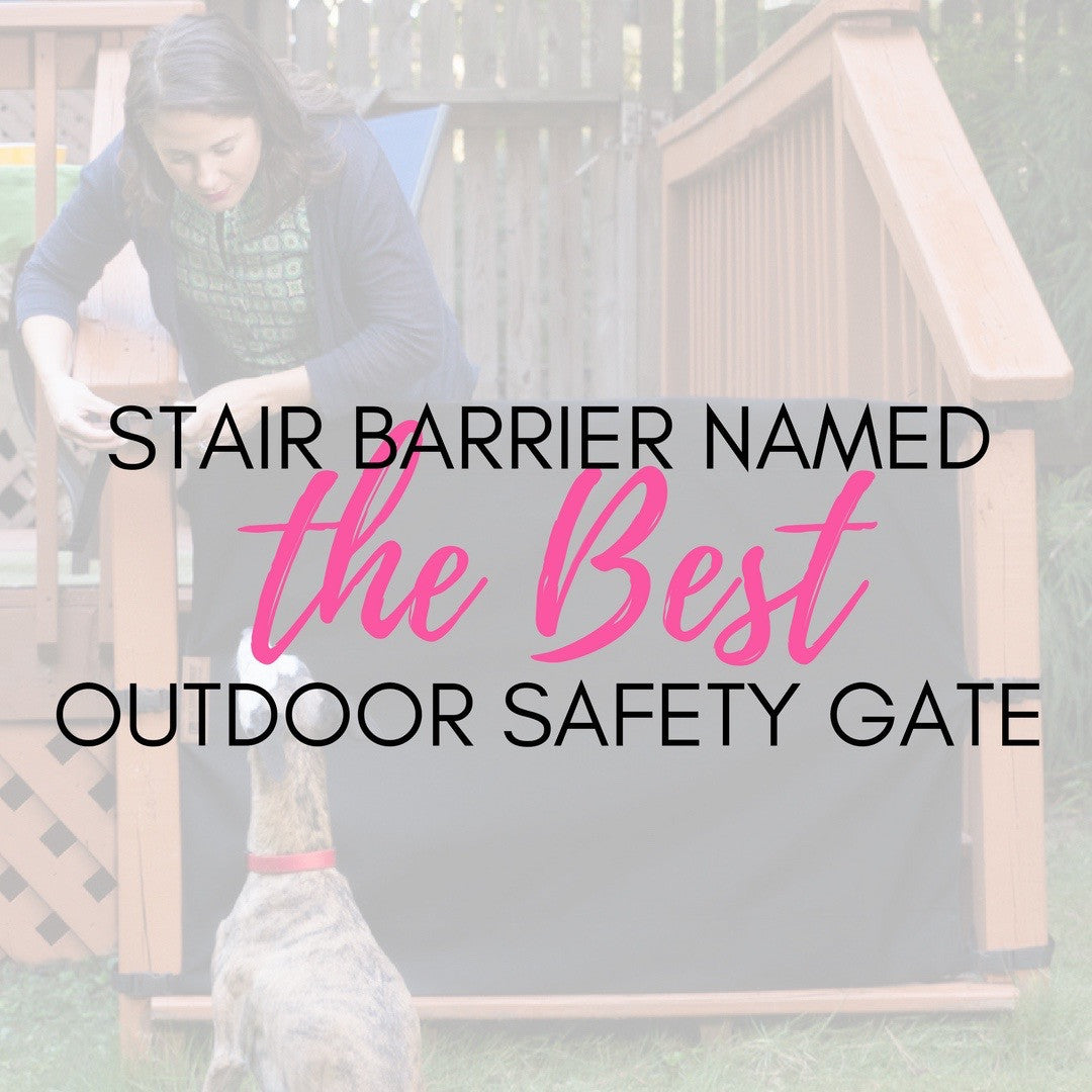 The Stair Barrier Name No. 1 Outdoor Safety Gate – THE STAIR BARRIER